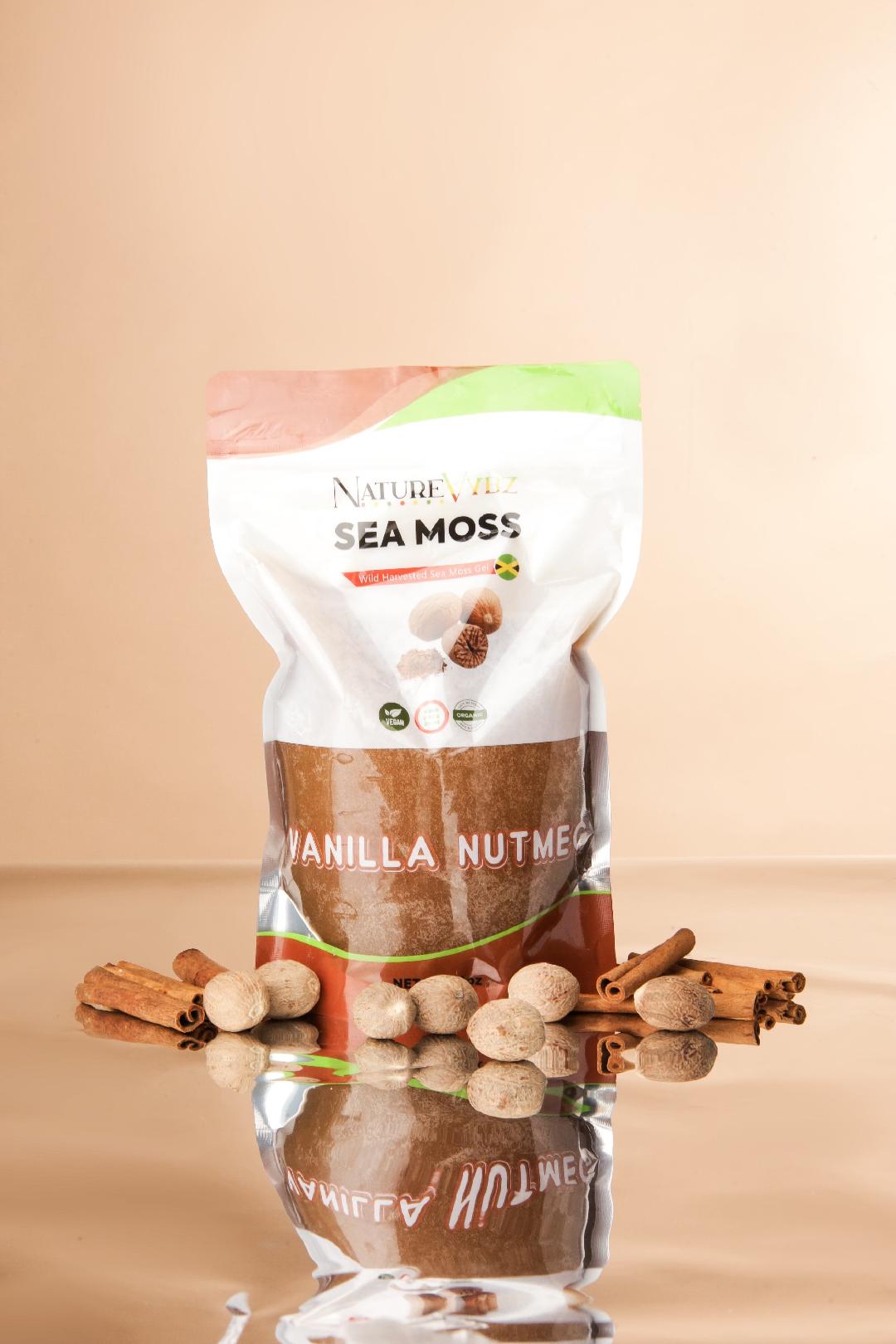 Vanilla Nutmeg Sea Moss 20oz | Naturevybz
